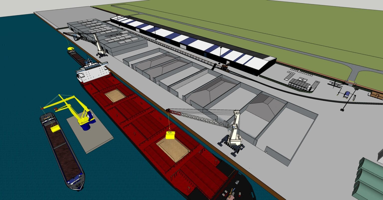 Marcor has started the development of a dry bulk terminal in the Port ...